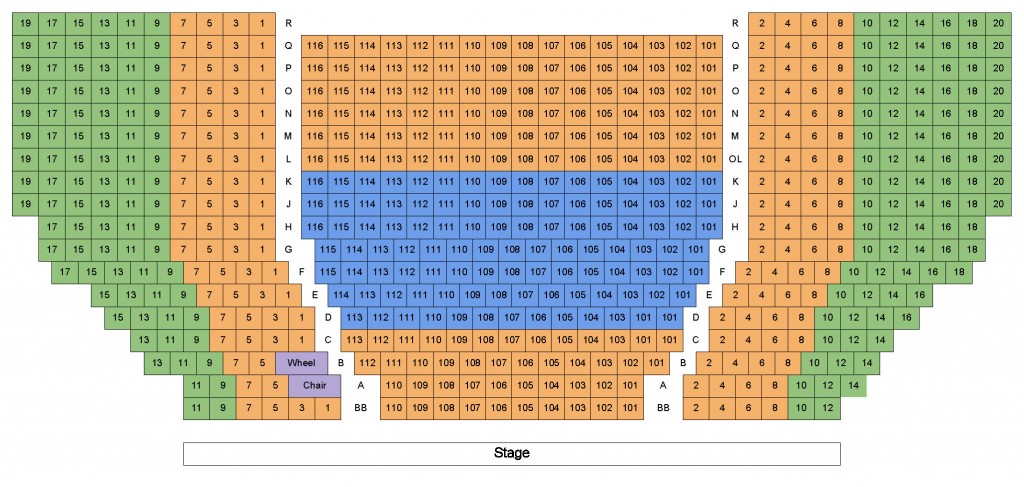 Abraham Chavez Theatre Seating Chart